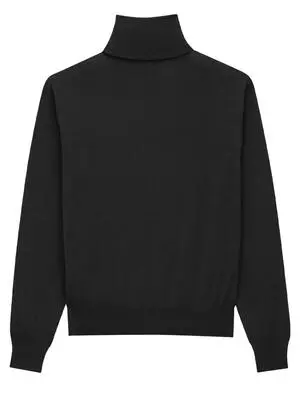 Saint Laurent Cashmere, Wool And Silk Turtleneck Pullover