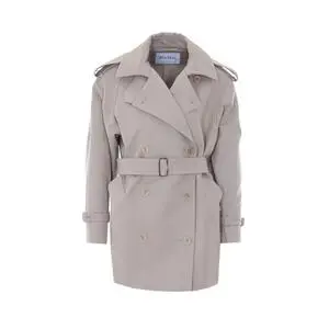 Max Mara Mxscacio Short Trench - Gray