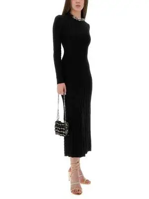 Rabanne Long Wool Dress