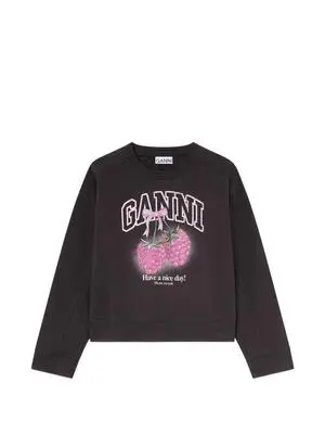 GANNI GANNI Cotton Sweatshirt Multicolor