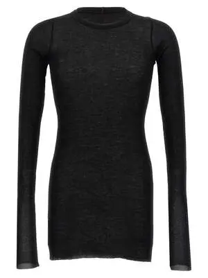 Rick Owens Rib Ls T' T-shirt - Black