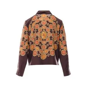 Versace The Lover Print Silk Twill Shirt
