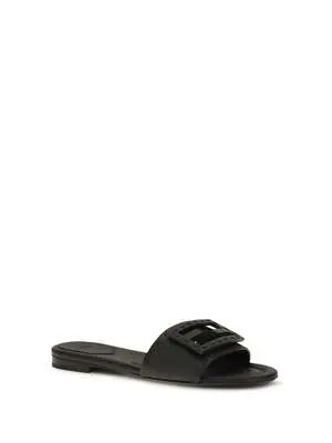 Fendi Baguette Sandals - Black