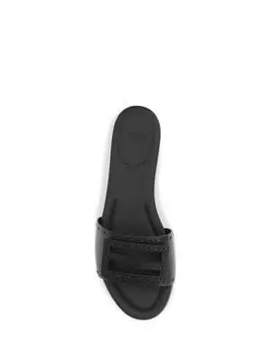 Fendi Baguette Sandals - Black