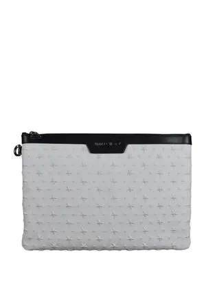 JIMMY CHOO Derek Clutch Bag - White