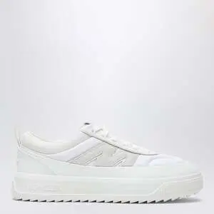 Moncler Altive Suede And Nubuck Leather Sneakers - White
