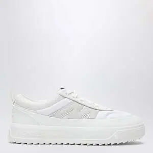 Moncler Altive Suede And Nubuck Leather Sneakers - White