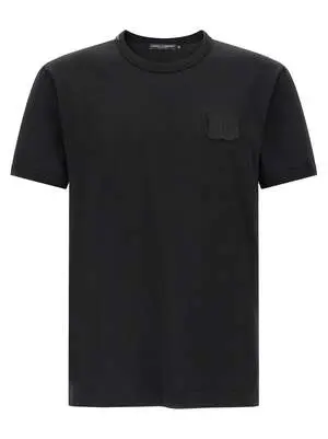 Dolce & Gabbana Dg' Patch T-shirt - Black