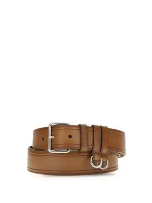 Miu Miu Leather Belt - Brown
