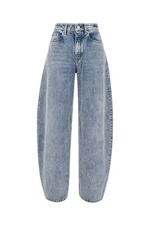 Alaïa Acid Wash Denim Jeans - Multicolor