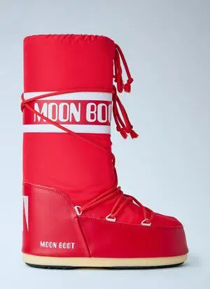 Moon Boot Icon Nylon Boots - Red