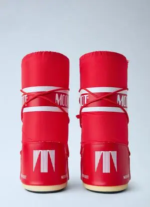 Moon Boot Icon Nylon Boots - Red