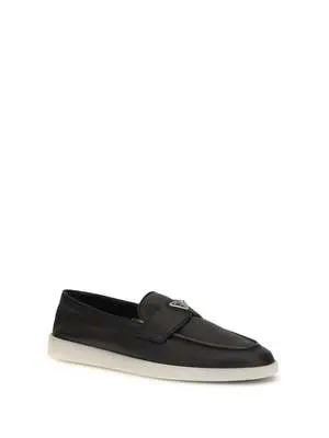 Prada Leather Loafers - Black