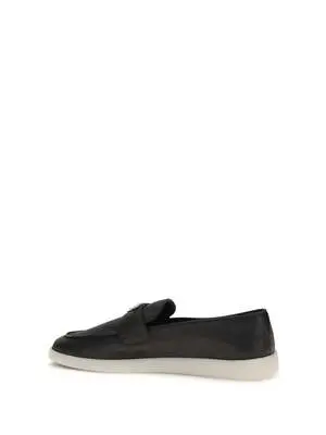 Prada Leather Loafers - Black