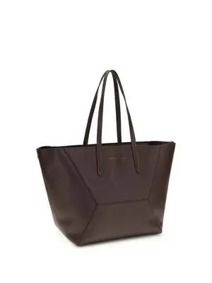 Brunello Cucinelli Leather Tote Bag - Brown