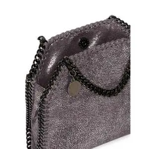 Stella McCartney Metallic Effect Chain-link Tote - Gray
