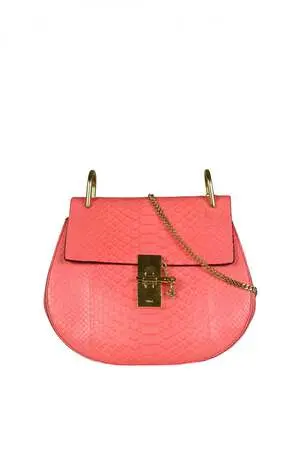 Chloé Drew Shoulder Bag - Pink