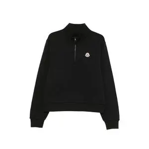 Moncler Half-zip Sweatshirt - Black