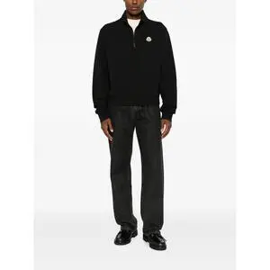 Moncler Half-zip Sweatshirt - Black
