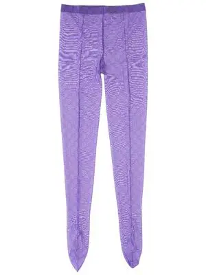 Gucci Fabric Tights Gg - Purple