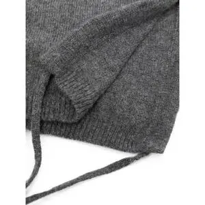 Simone Rocha Cashmere Knitted Hat - Gray