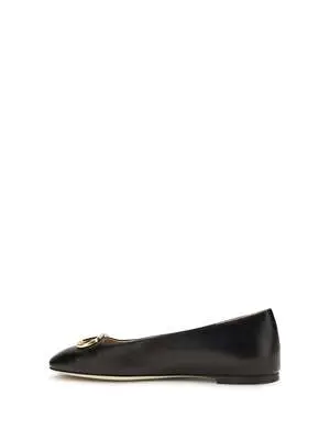 Valentino Garavani Vlogo Signature Ballerinas - Black
