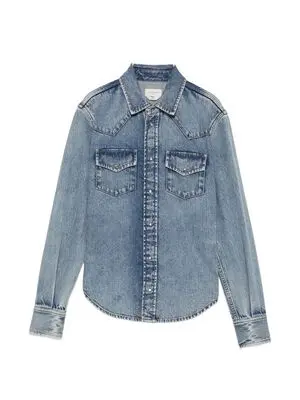 JACOB COHЁN Denim Cotton Shirt - Multicolor