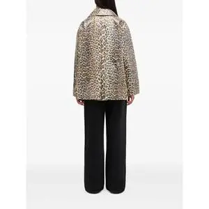GANNI Neutrals Jackets Oversized Jackets