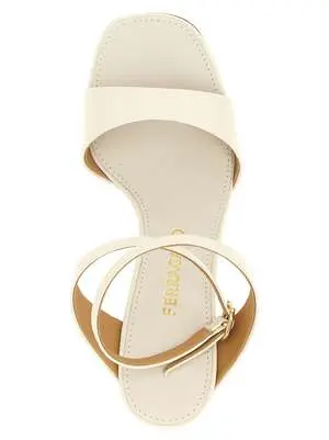 FERRAGAMO Teresy' Sandals - Cream