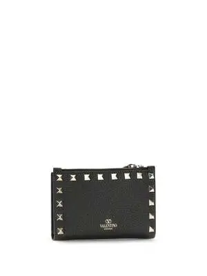 Valentino Garavani Rockstud Zip Card Holder