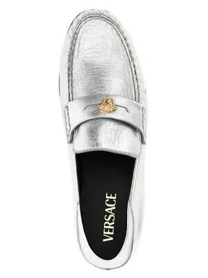 Versace La Medusa' Loafers - Silver