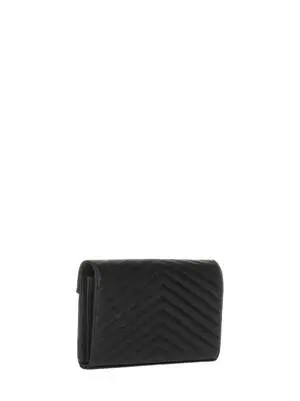 Saint Laurent Classic Cassandre Pouch In Grain De Poudre Leather - Multicolor