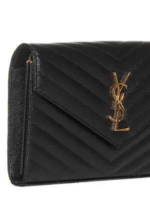 Saint Laurent Classic Cassandre Pouch In Grain De Poudre Leather - Multicolor