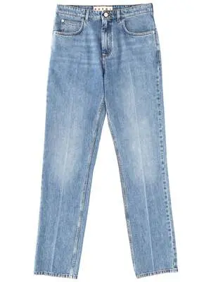 Marni Cotton Denim Pants - Blue