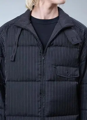 Yohji Yamamoto Striped Padded Jacket