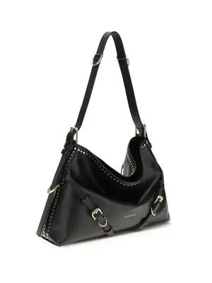 Givenchy Large Voyou Shoulder Bag In Shiny Leather