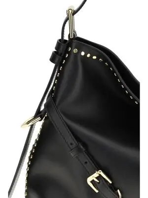 Givenchy Large Voyou Shoulder Bag In Shiny Leather