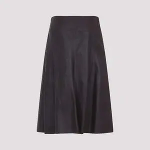 Alaïa Slit Midi Skirt