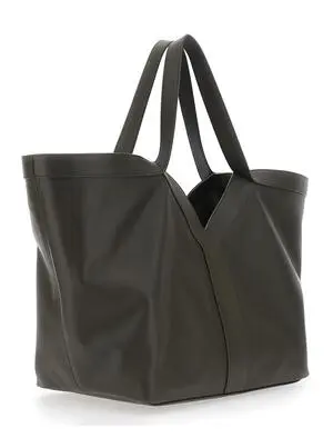 Saint Laurent Leather Shoulder Bag - Green