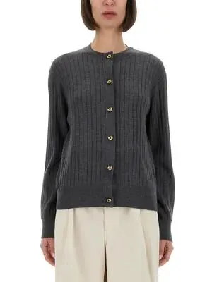 Bottega Veneta Wool Cardigan - Gray