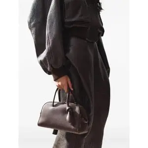 Jacquemus Grained Leather Tote Bag - Brown