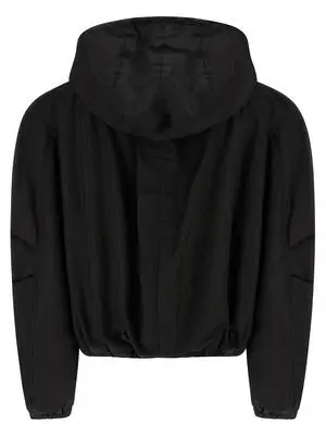 Attico Maxi Hood Bomber Jacket