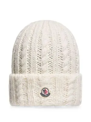 Moncler Logo Wool Beanie