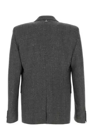 Alexander McQueen Embroidered Glencheck Blazer