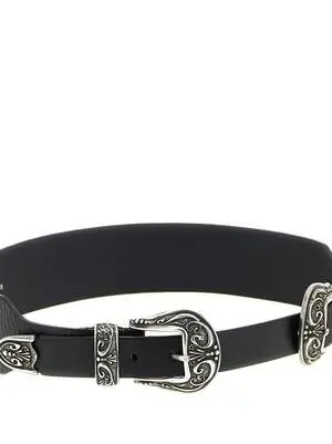 GOLDEN GOOSE Double Buckle' Belt