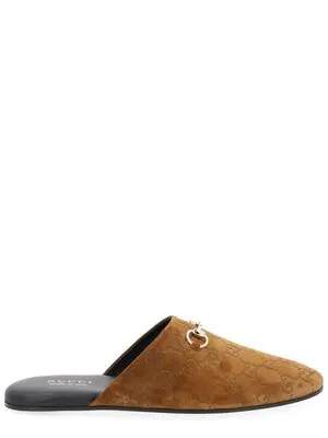 Gucci Sabot With Clamp - Brown