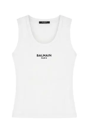 Balmain Ribbed Tank Top - Multicolor