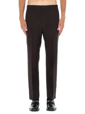 Gucci Wool Gabardine Pants - Black
