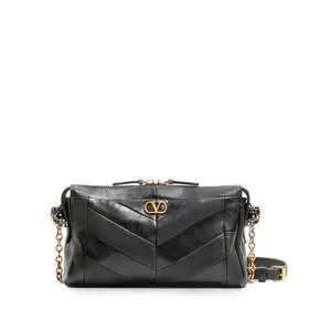 Valentino Garavani Panthea Small Shoulder Bag - Black