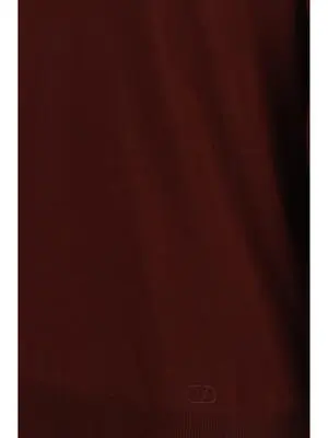 Valentino Garavani Long-sleeve Wool Polo With Vlogo